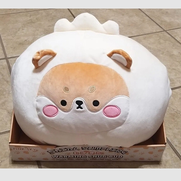 Pink Sky | Toys | Shiba Dumpling Warming Snug Bud Plush With Removable ...